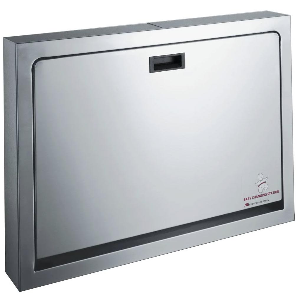 ASI American Specialties 9013-9 Baby Changing Station, Stainless Steel ...