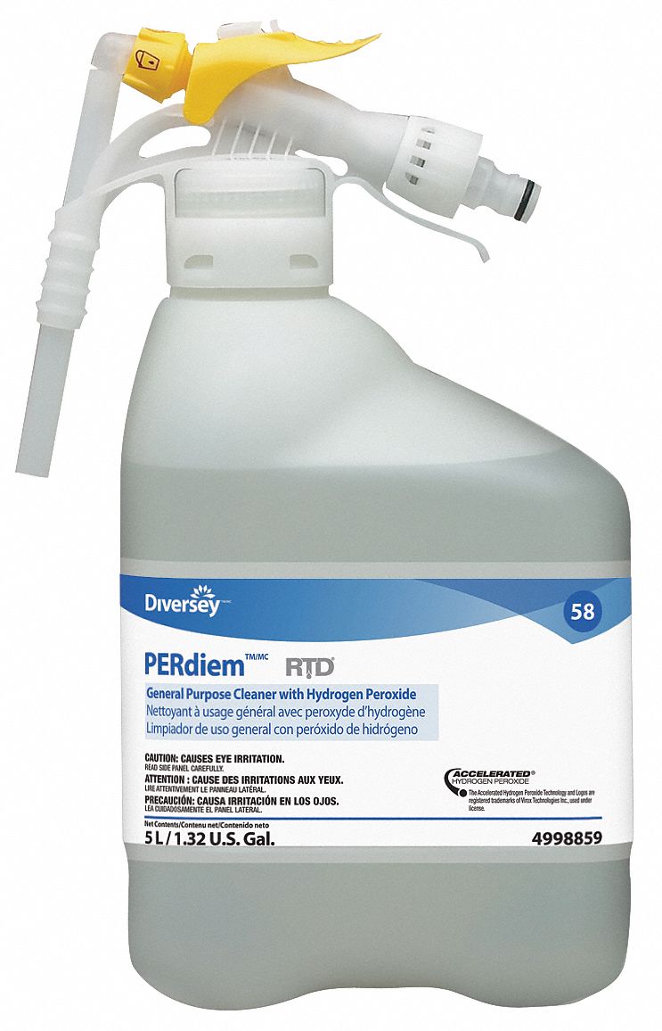 Diversey All Purpose Cleaner For Use With RTD Chemical Dispenser, 1 EA ...
