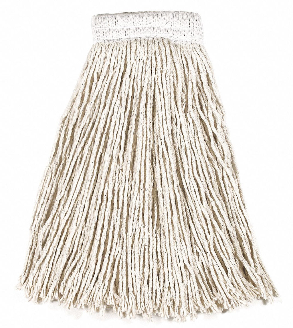 Rubbermaid Clamp Cotton String Wet Mop Head, White - FGV15900WH00 ...