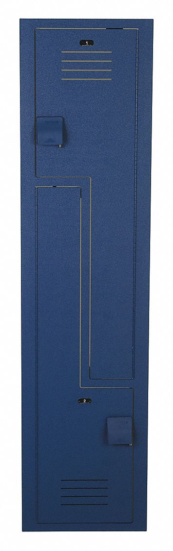Bradley Wardrobe Z Locker, Assembled, Two Tier, 15" Overall Width ...