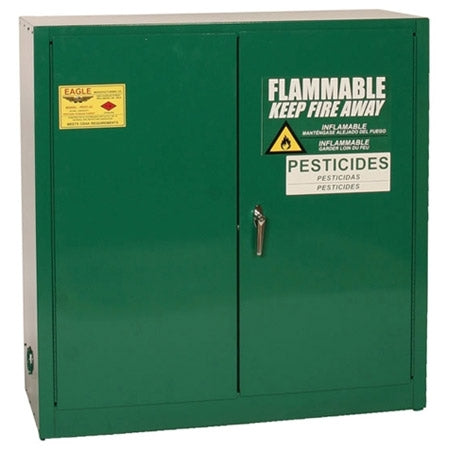 Eagle 30 Gal. Pesticide & Poison Standard Safety Storage Cabinet w/ Two ...