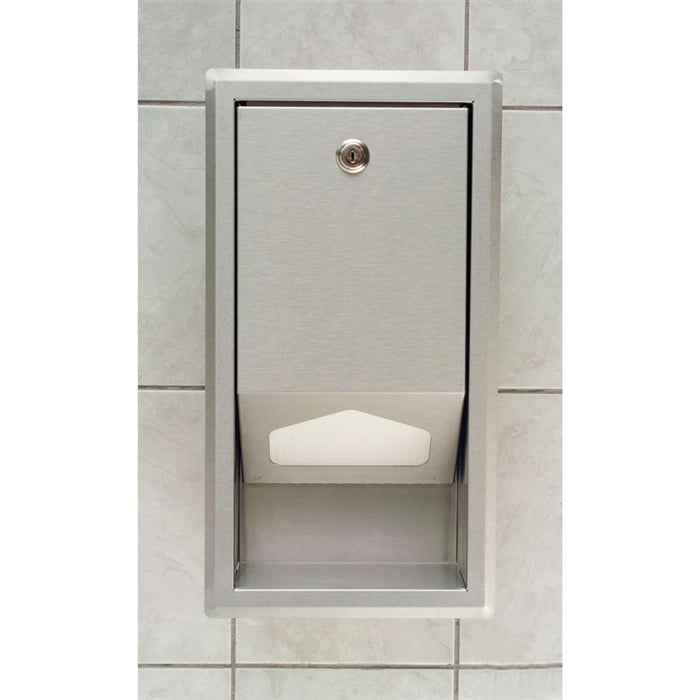 Koala Kare KB134-SSLD Sanitary Liner Dispenser, Recess Mount, Stainless ...