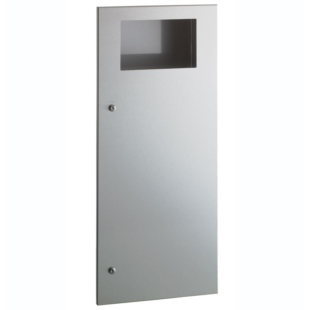 Bobrick B-35643 Recessed Waste Bin (45L) | SustainableSupply.com