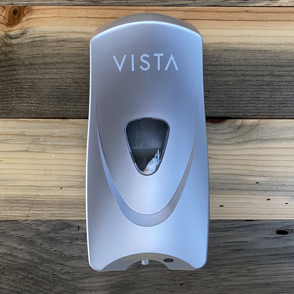 VISTA Electronic Soap Dispenser, Platinum - SD1004 | SustainableSupply.com